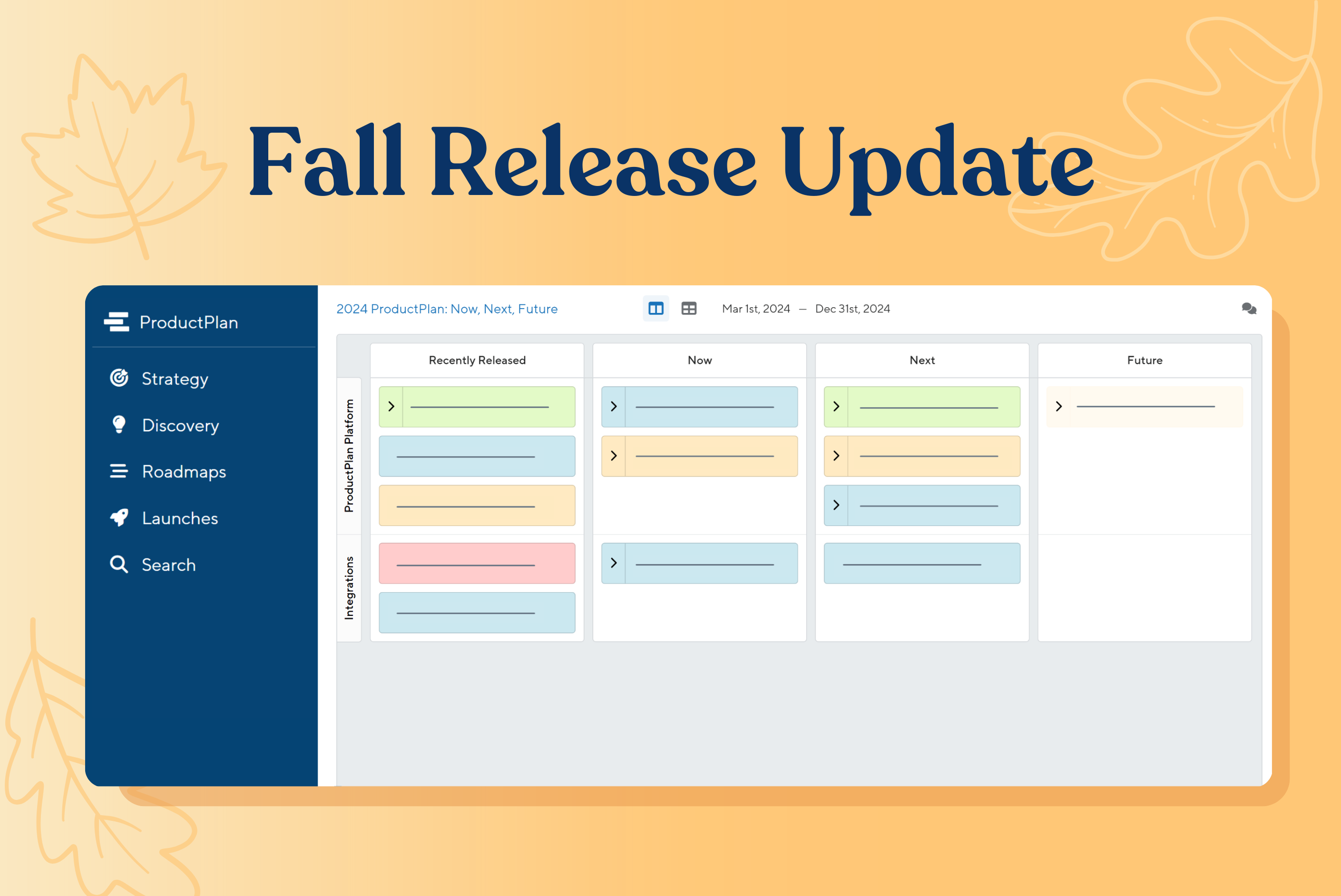 ProductPlan Release | Q4 2024 | Fall Product Release